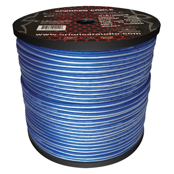 Cobalt Orion Speaker Wire 16 Gauge Blue/Clear 1000ft - Walmart.com ...