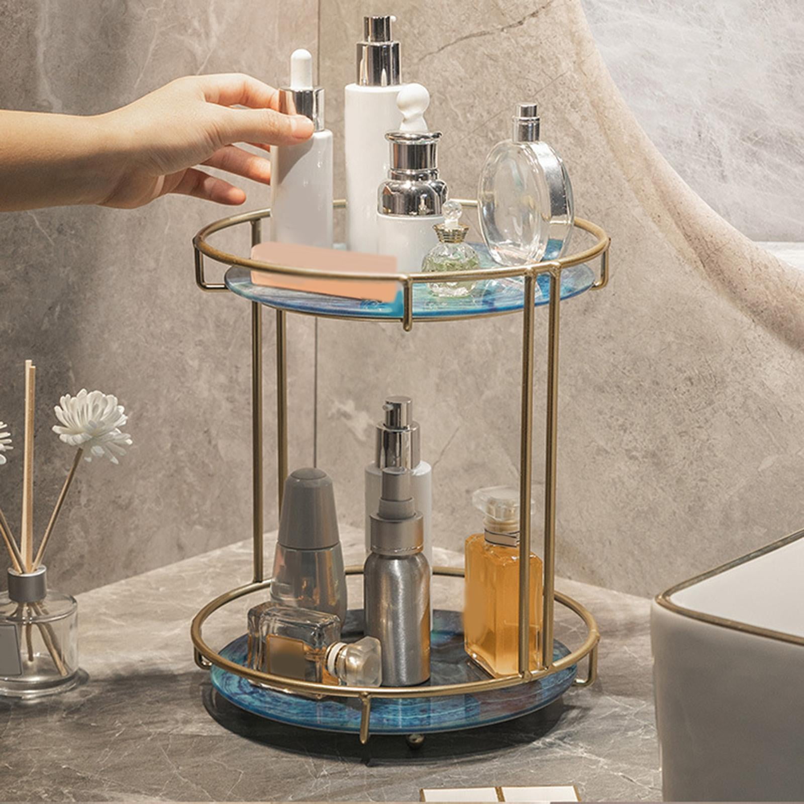 Double Layer Storage Decor Display Stand Display Holder Storage Box ...