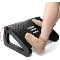 Ergonomic Rocking Foot Rest with Adjustable Support & Massager for ...