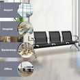 Kinbor Waiting Room Chairs, 3-Seat Reception Chairs Office Guest ...