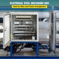 16×16×8 Inch NEMA4X IP66 Steel Waterproof Electrical Cabinet Indoor ...
