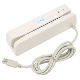 LYUMO Card Scanner For Payment,Credit Card Reader Writer,Card Swiper Light Weight USB Interface ...