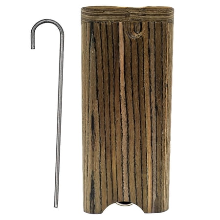 Natural Wood Cigarette Dugout With Ceramic One Hitter Bat Pipe Mini ...