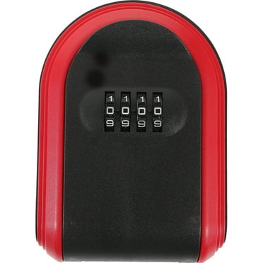 TONAIN Key Lock Box, Waterproof Wall Mount with 4-Digit Combination ...