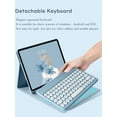 iPad 10th Generation 2022 10.9" Keyboard Case Cute Round Key Color ...