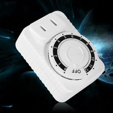 Timer Socket Wall Plug Switch Electric Timer Socket 1PCS 12 Hour For ...