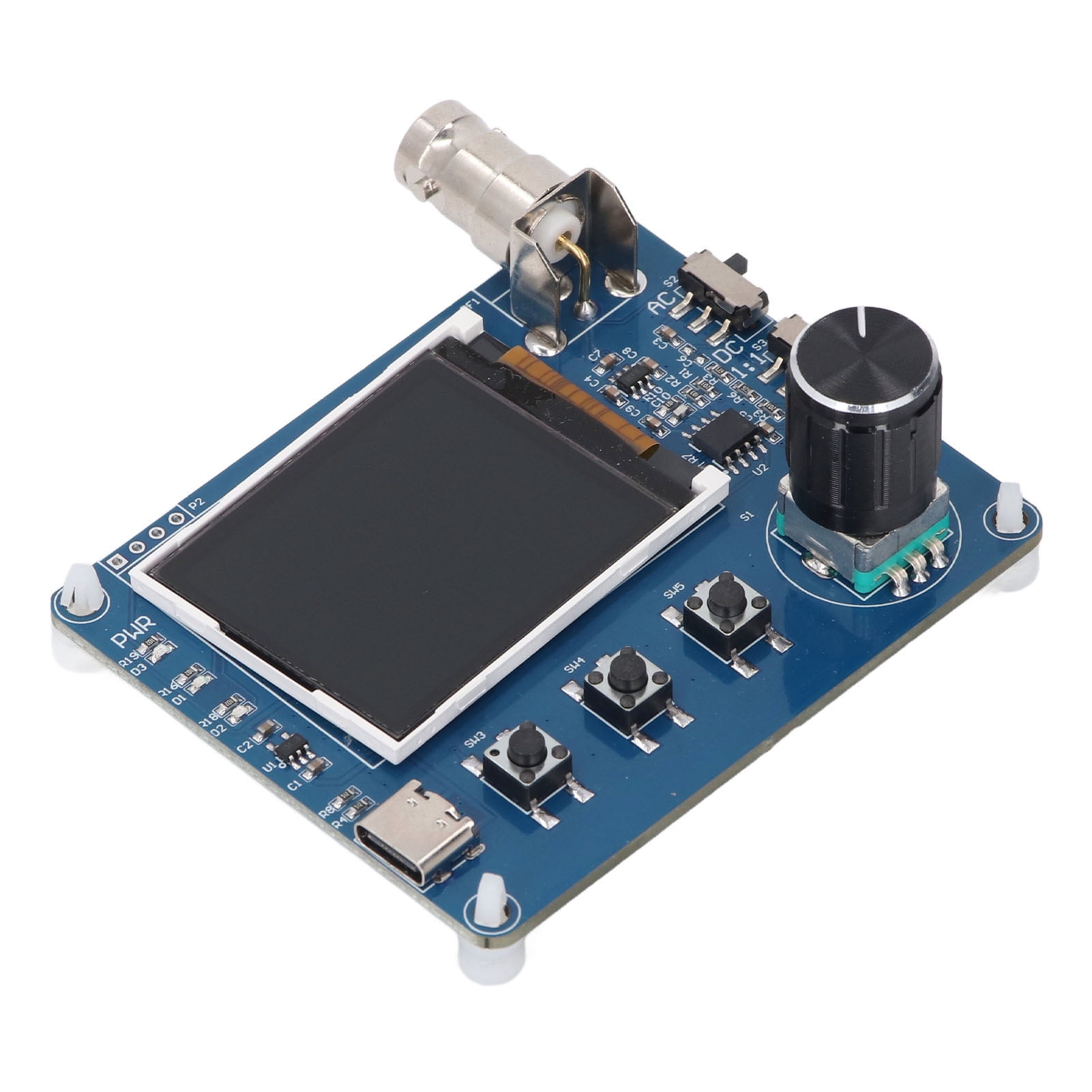 Handheld Pocket Oscilloscope, 10 Bit Resolution Simple Oscilloscope 1.8 ...