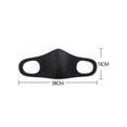 10 Pack Washable Face Mask Reusable Breathable Mouth Mask Black ...