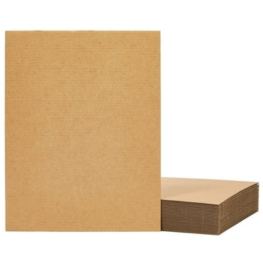 50-Pack Large Corrugated Cardboard Sheets for Mailing, Packing, DIY ...