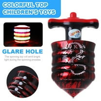 LNKOO Spinning Top with Lights & Music Light Up Peg Tops LED Spin Toys ...