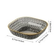 Large Capacity Fruit & Snack Serving Tray | Plastic Candy Dish for ...
