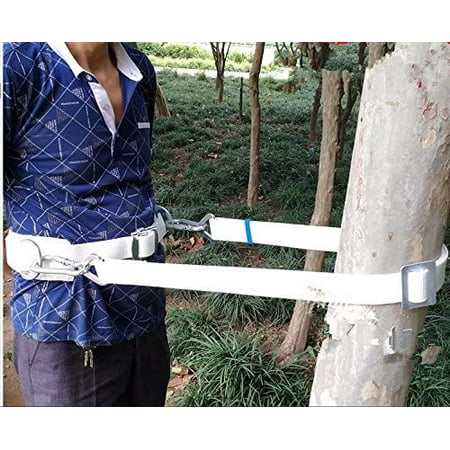 Safety Belt with Adjustable Lanyard, Tree Climbing Construction Harness ...