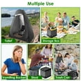iMounTEK Portable Toilet for Camping, Outdoor Car Emergency Toilet with Bags Portable Potty for ...