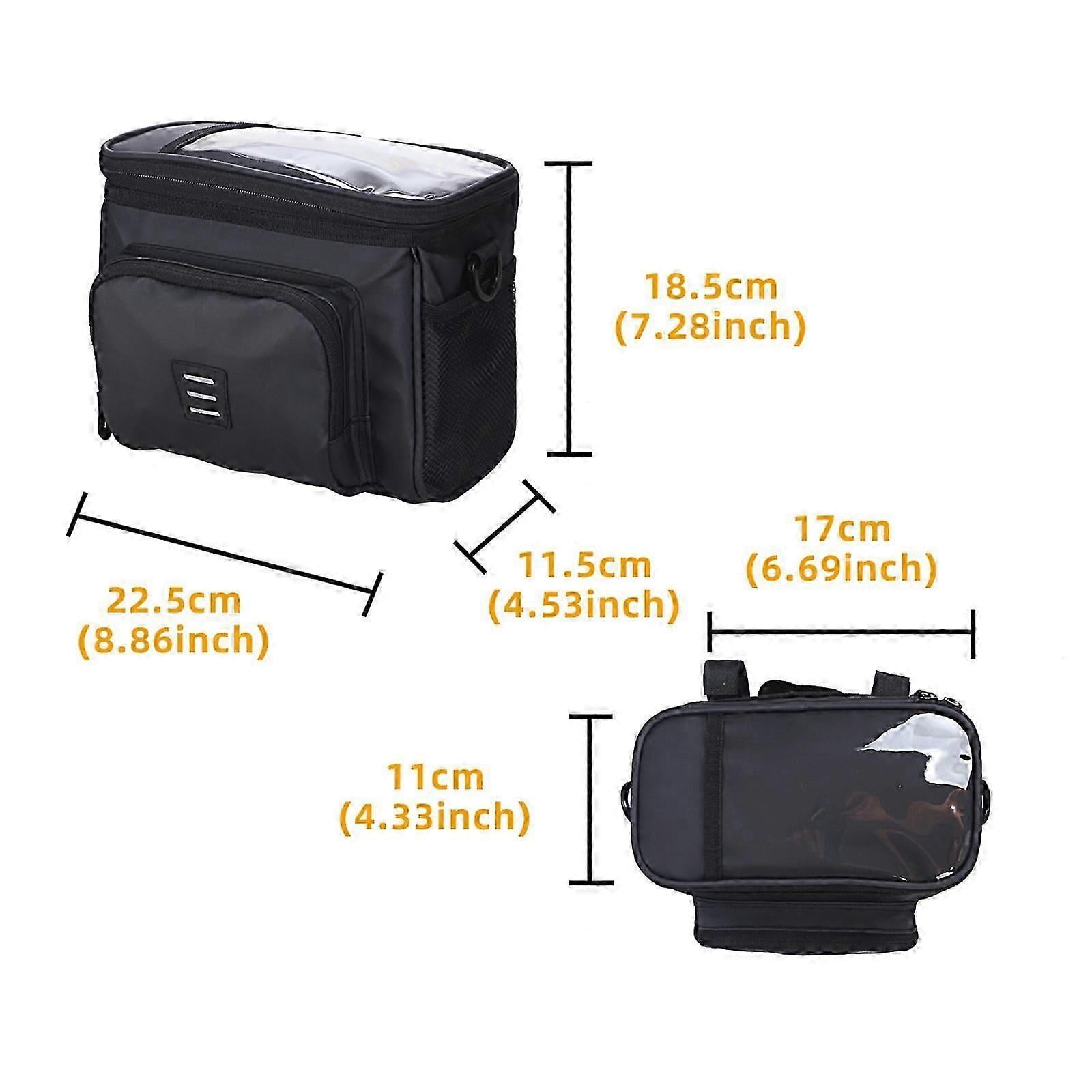 Cycle Bike Insulated Cooler Bag MTB Bicycle Handlebar Front Bag Basket ...