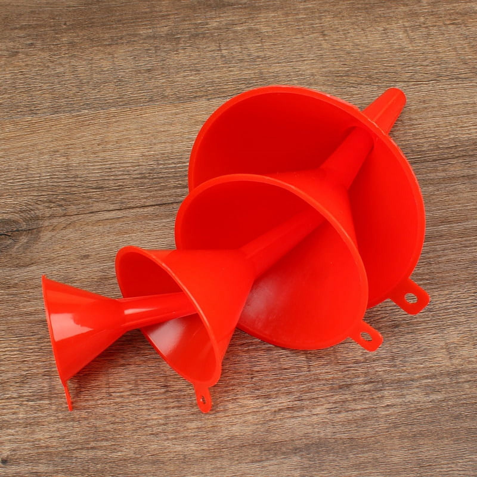 Embudos Juego variado de 4 embudos de plástico pequeños a grandes para ...