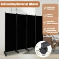 Room Divider Portable 88'' Partition Room Dividers and Folding Privacy ...