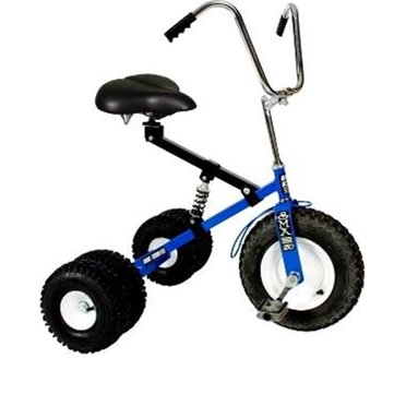 Mantis Tri-Rad 20 Inch Single Speed Adult Folding Tricycle, Blue ...