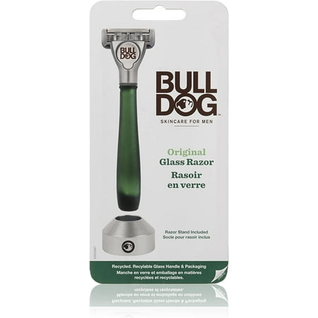Bulldog Skincare Original Razor With Glass Handle Made From Recycled ...