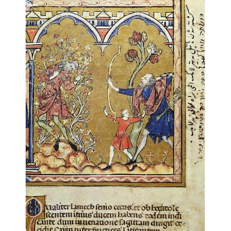 Cain Slain By Lamech. /Nlamech Accidentally Kills Cain With An Arrow ...