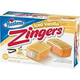 (2 pack) Hostess Zingers Iced Vanilla Cake, 10 Piece (Pack of 2 ...