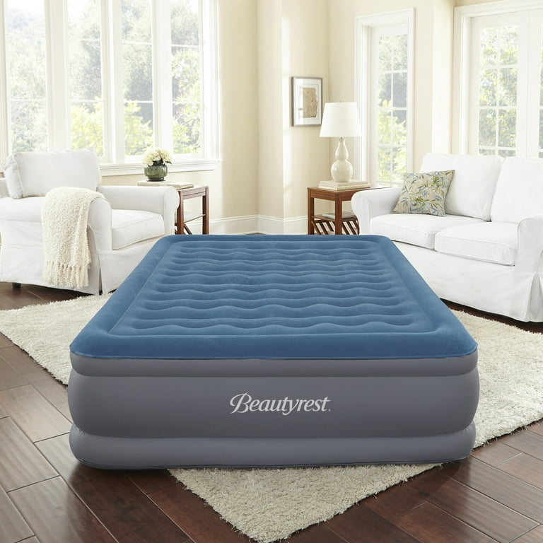 Beautyrest Extraordinaire 16 Full Size Air Mattress with Built in Pump Blow up Mattress Best for Camping Guests 3 Year Warranty