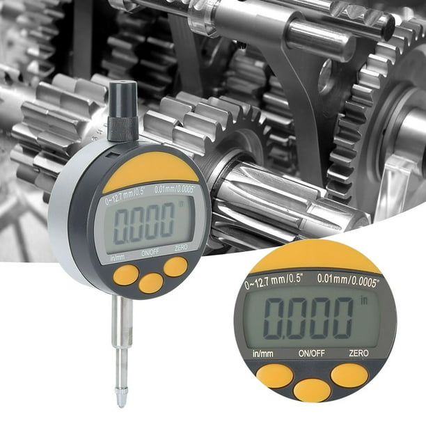 Dial Indicator Gauge,0-12.7mm Electronic Digital Dial Digital Indicator ...