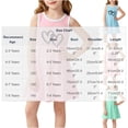 ATOGUTA Girls Summer Dresses Blue Sleeveless Tank Flowy Summer Casual ...