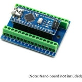 Treedix 2pcs Terminal Adapter Expansion Board IO Shield V1.O Compatible with Arduino Mini Nano ...