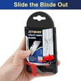 100 Pack Utility Knife Blades, Box Cutter Blades with Dispenser, SK5 ...