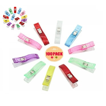 Clover Mini Wonder Clips Assorted Colors 50/Pkg - Walmart.com