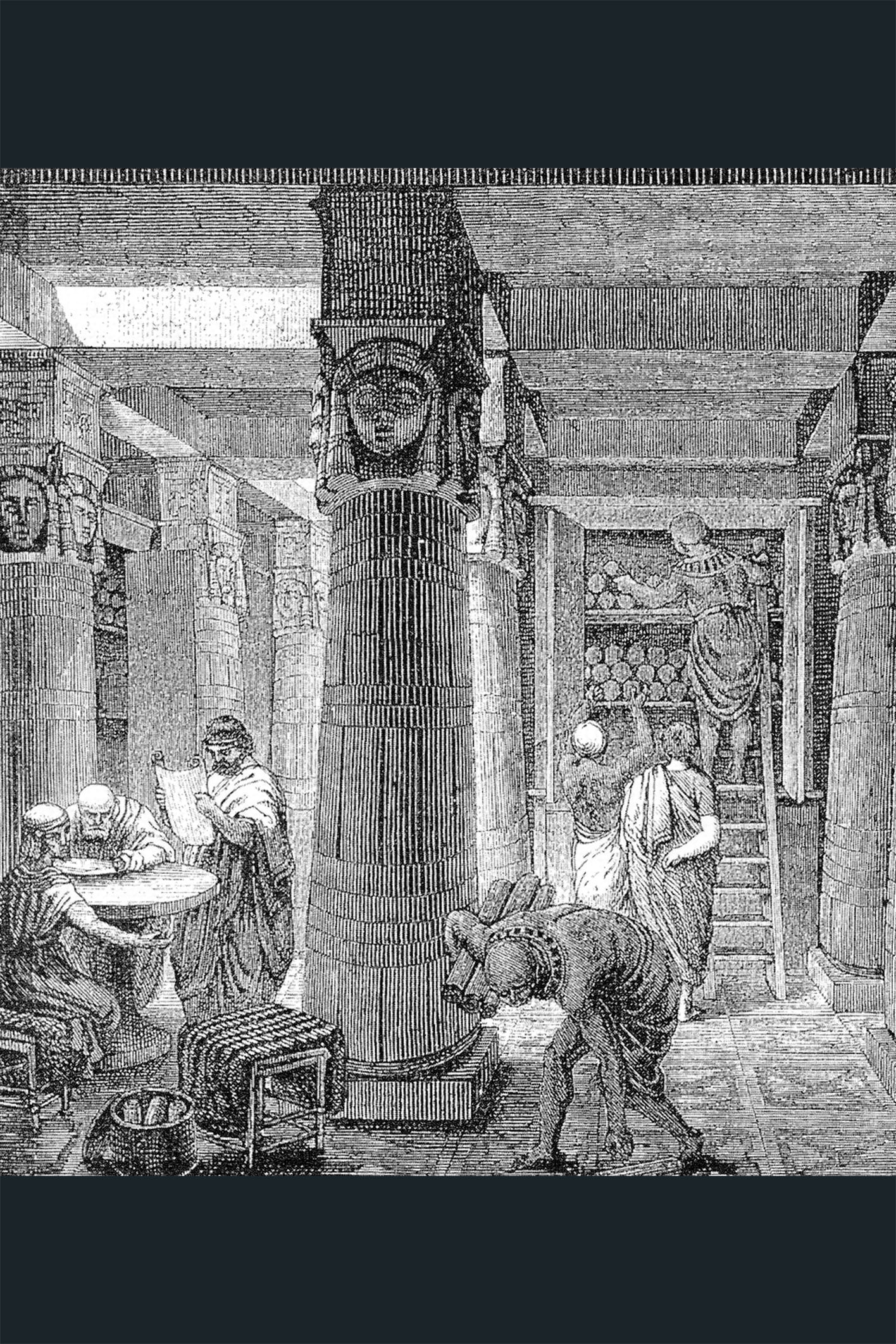 24x36 gallery poster, Library of Alexandria - Walmart.com