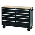 Stanley 52in 9-Drawer Rolling Tool Workbench, Mobile Storage Toolbox ...