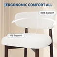 Memoryfield Upholstered Bar Stools Set of 2, Counter Height Barstools ...