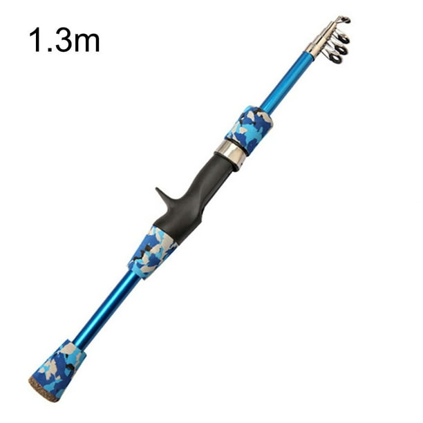 1.3M-1.8M camouflage fishing rod short section telescopic fishing rod ...