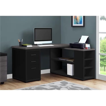 47.25 x 60 x 29 Natural Particle Board Hollow Core Computer Desk ...