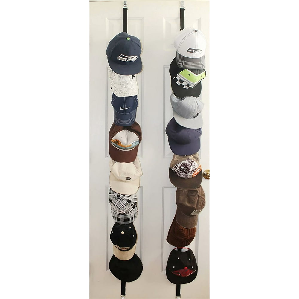 Cap Rack 2 Pack Holds Up To 16 Caps For Baseball Hats Ball Caps cap-rack-2-pack-holds-up-to-16-caps-for-baseball-hats-ball-caps