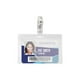 Advantus Strap Clip Self-laminating Badge Holders Support 3.50" x 2.25 ...