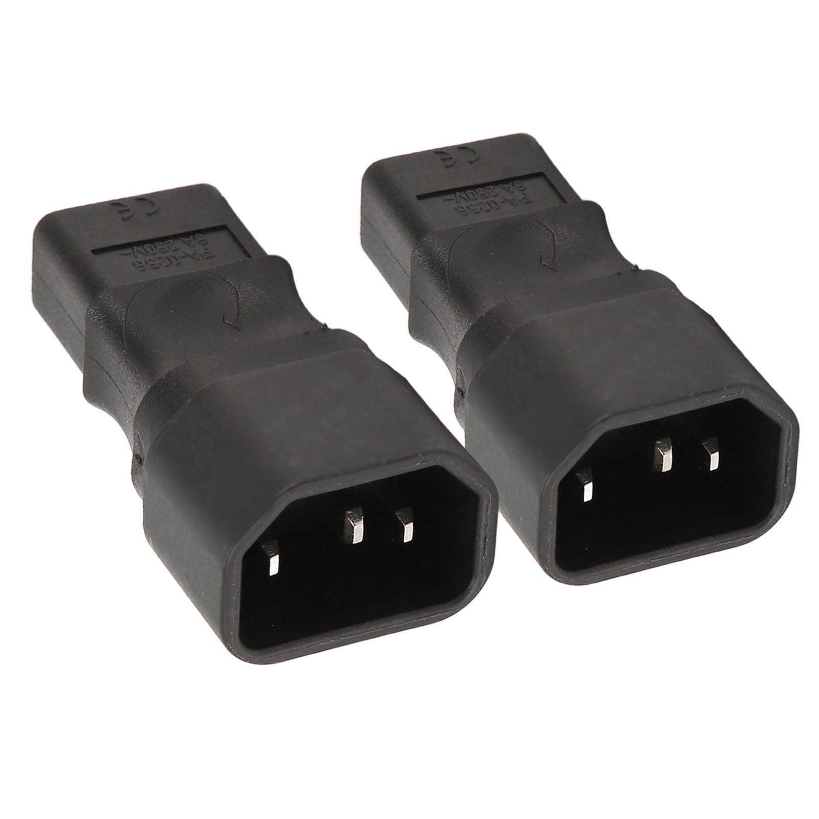 Power Plug Adapter, Plug And Play Male To Female IEC320 C14 To C9 Power ...