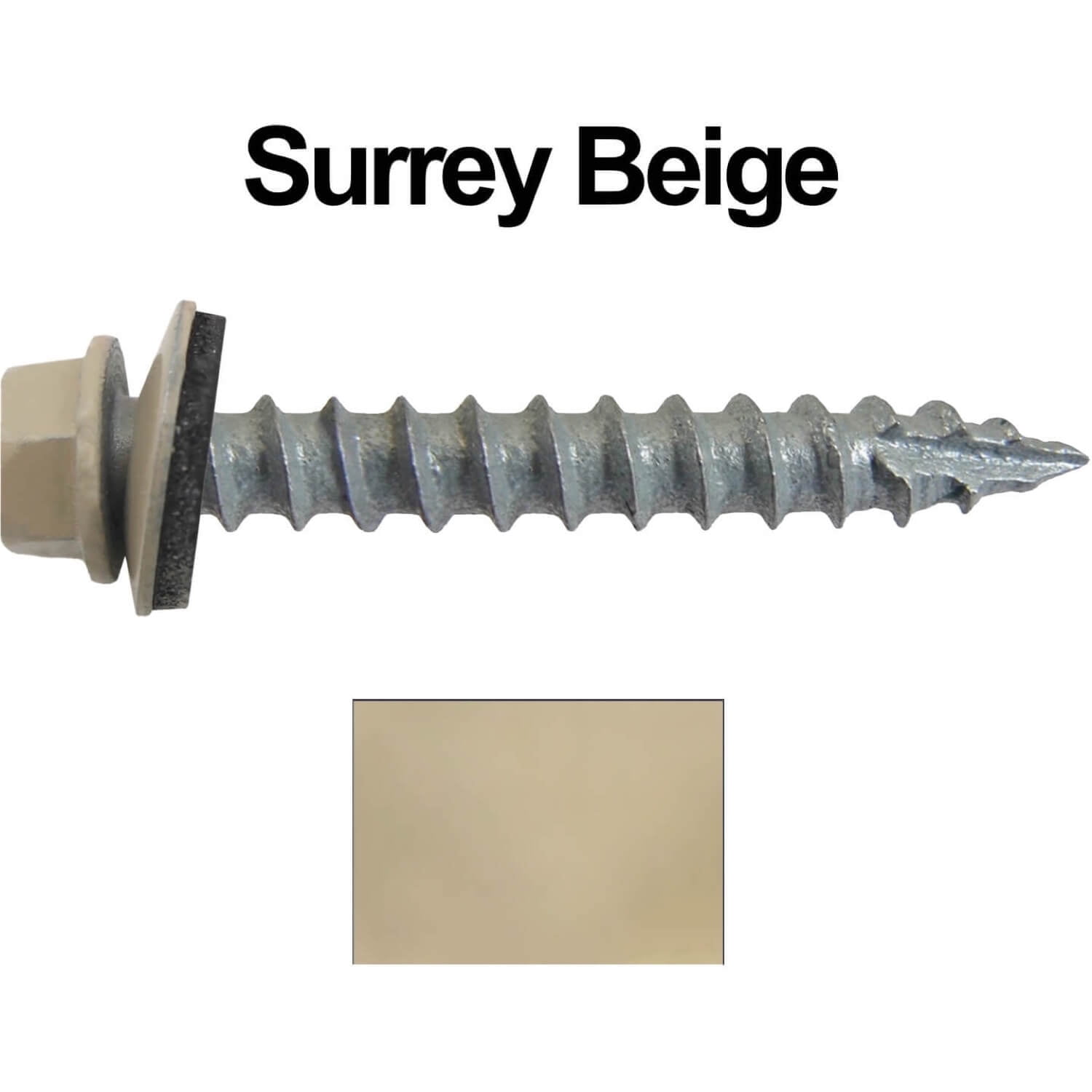 Jake Sales Brand -14 x 1-1/2" Metal Roofing Screws ~250 - Hex Head ...