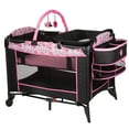 Disney Baby Sweet Wonder Baby Play Yard, Minnie Meadow - Walmart.com