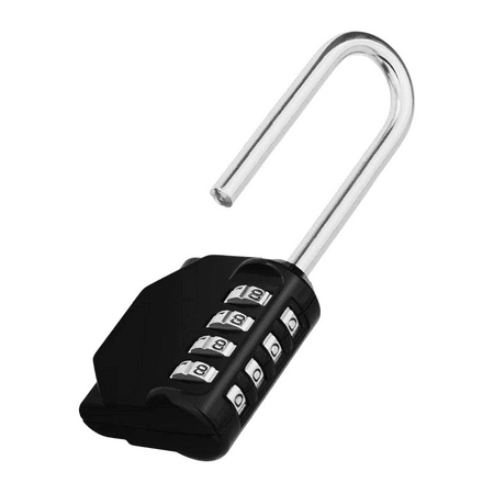Long exterior code padlock for gate, garden shed, 4 large digits Long ...