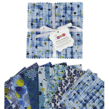 Precut 10-inch Prints Cotton Fabric Bundle Quilting Squares Charm Pack ...