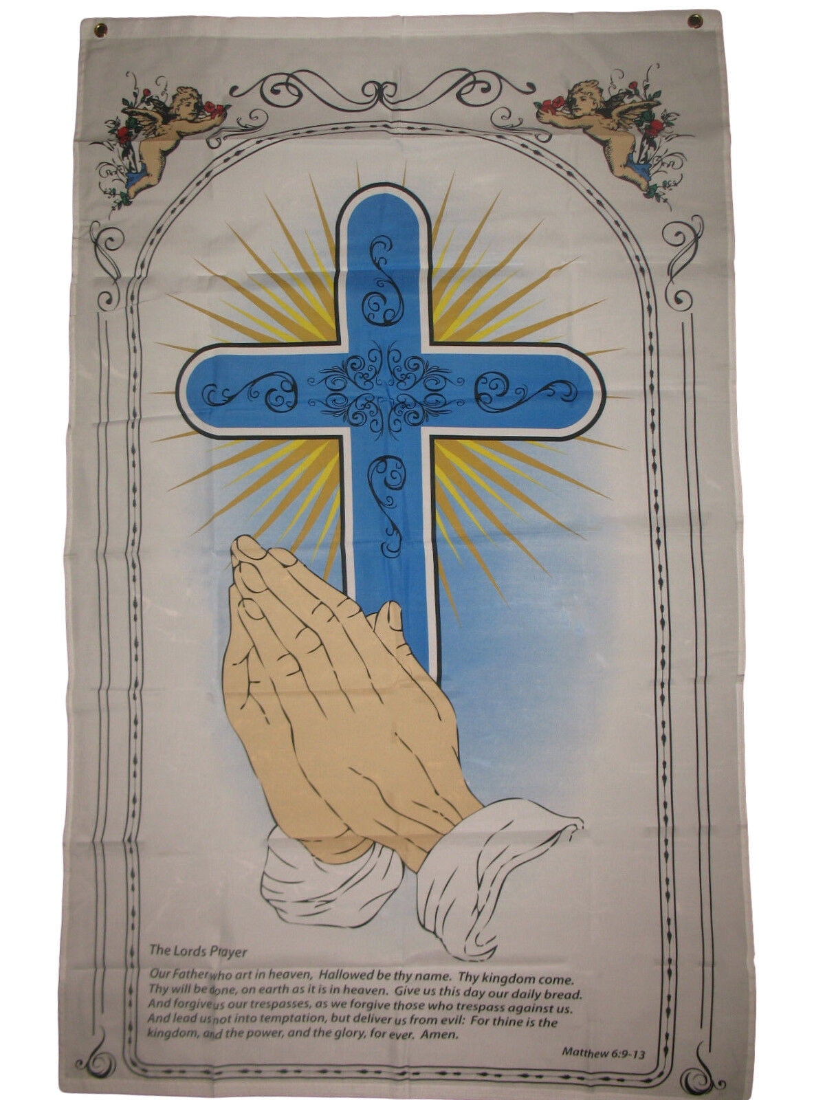 Praying Hands Flag 3x5 ft Lords Prayer Christian Jesus Christ Church ...