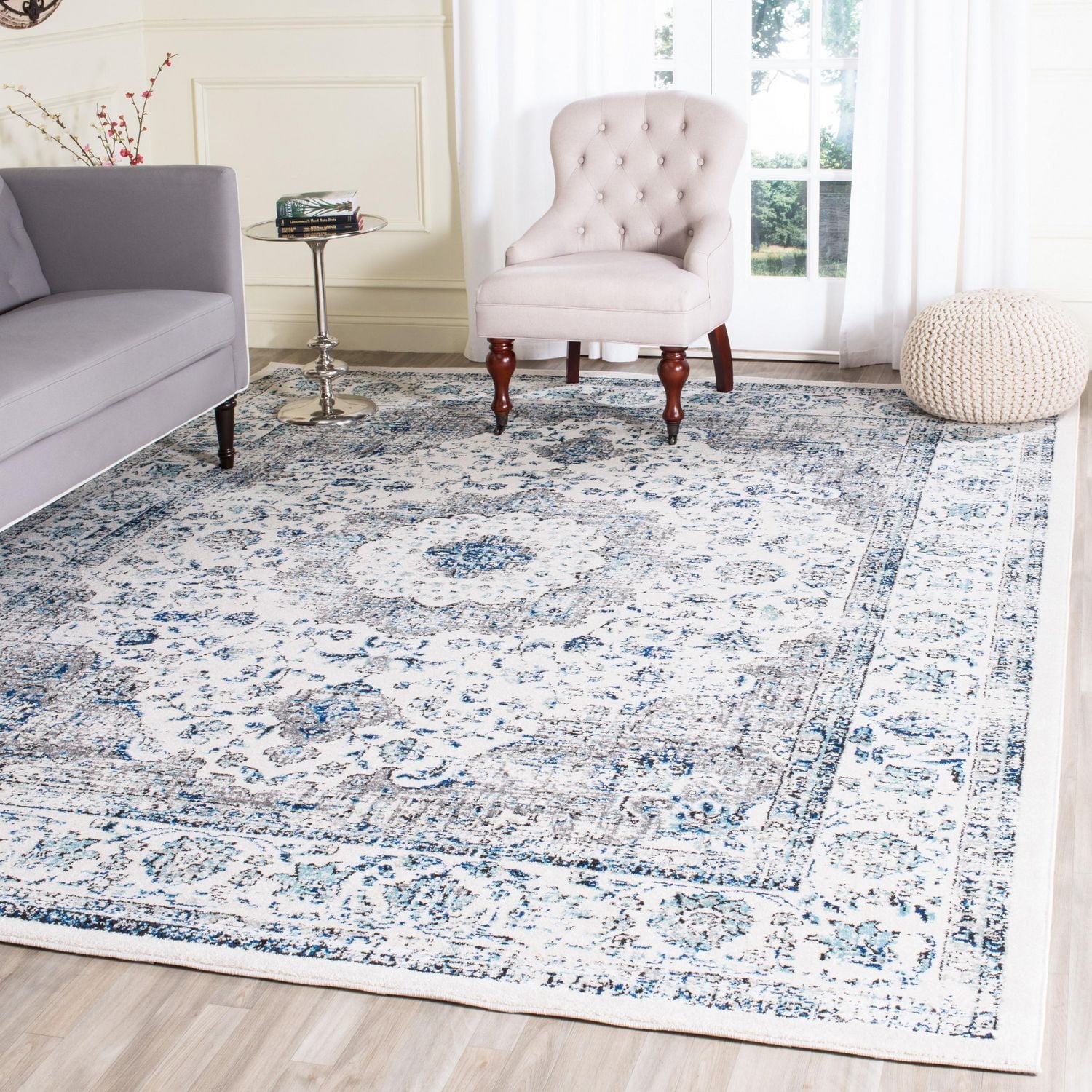 Click here for Safavieh Evoke Teale Traditional Area Rug 9 Ft. X... prices