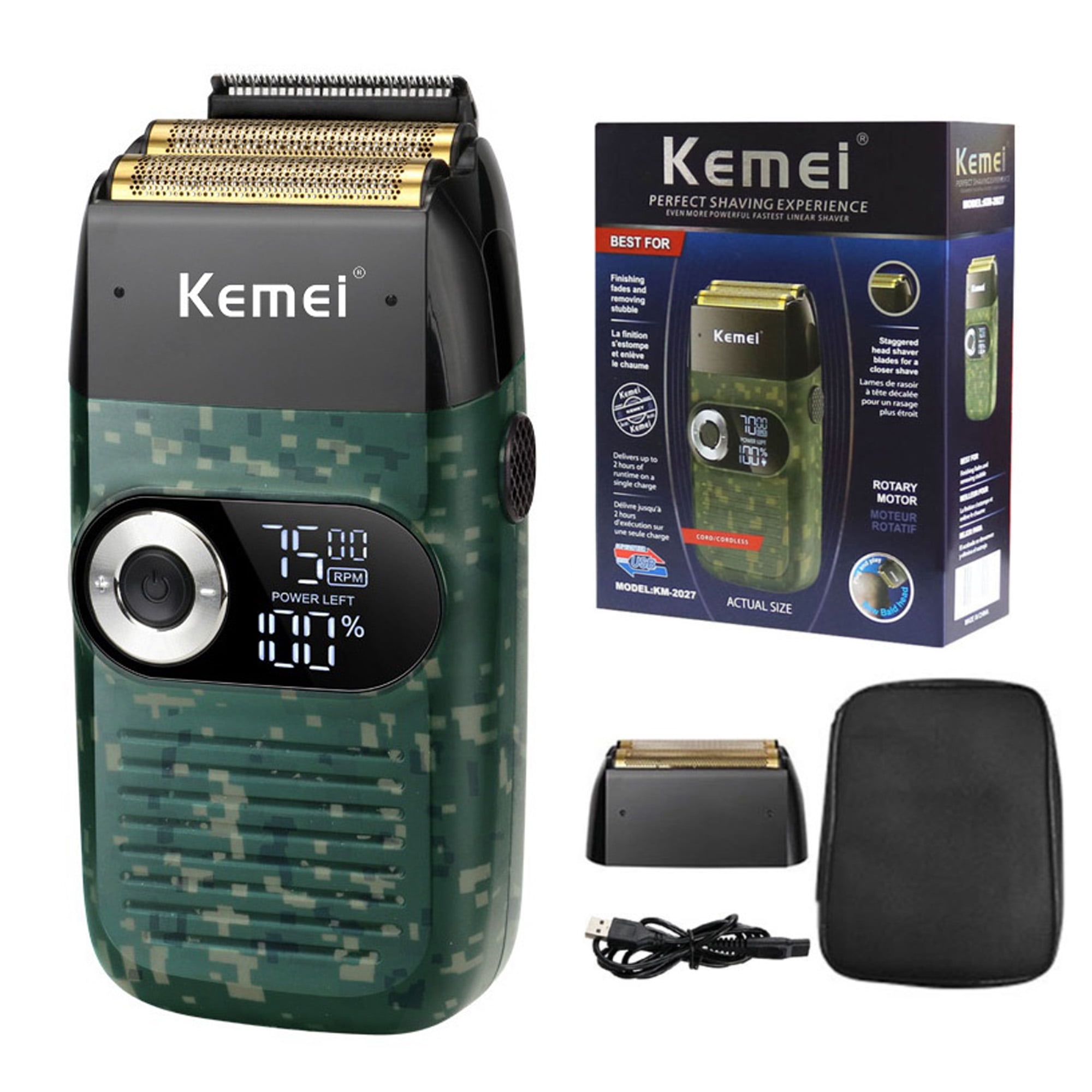 Click here for Kemei Mens Twin Floating Reciprocating Blades Shav... prices