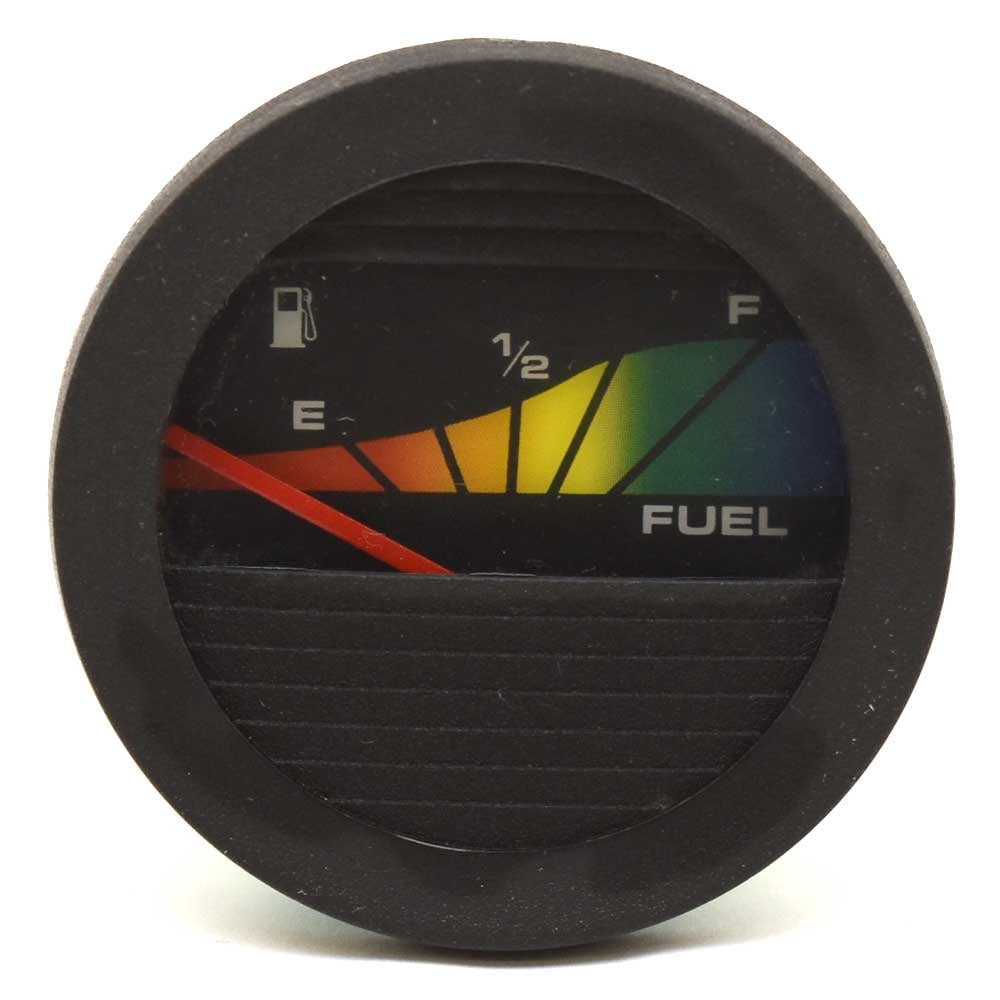 Teleflex Boat Fuel Gauge 53535 | 2 1/8 Inch Black Rainbow - Walmart.com