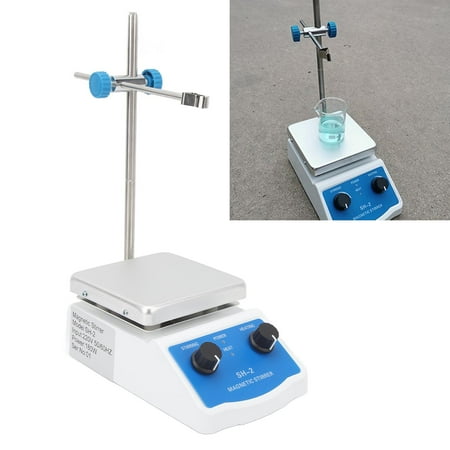 Hot Plate Mixer Stepless Adjustable Mini Stir Plate 100-1600RPM 662 ...