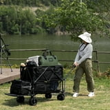 REDCAMP Heavy Duty Collapsible Wagon, 450lbs Utility Cart for Camping ...