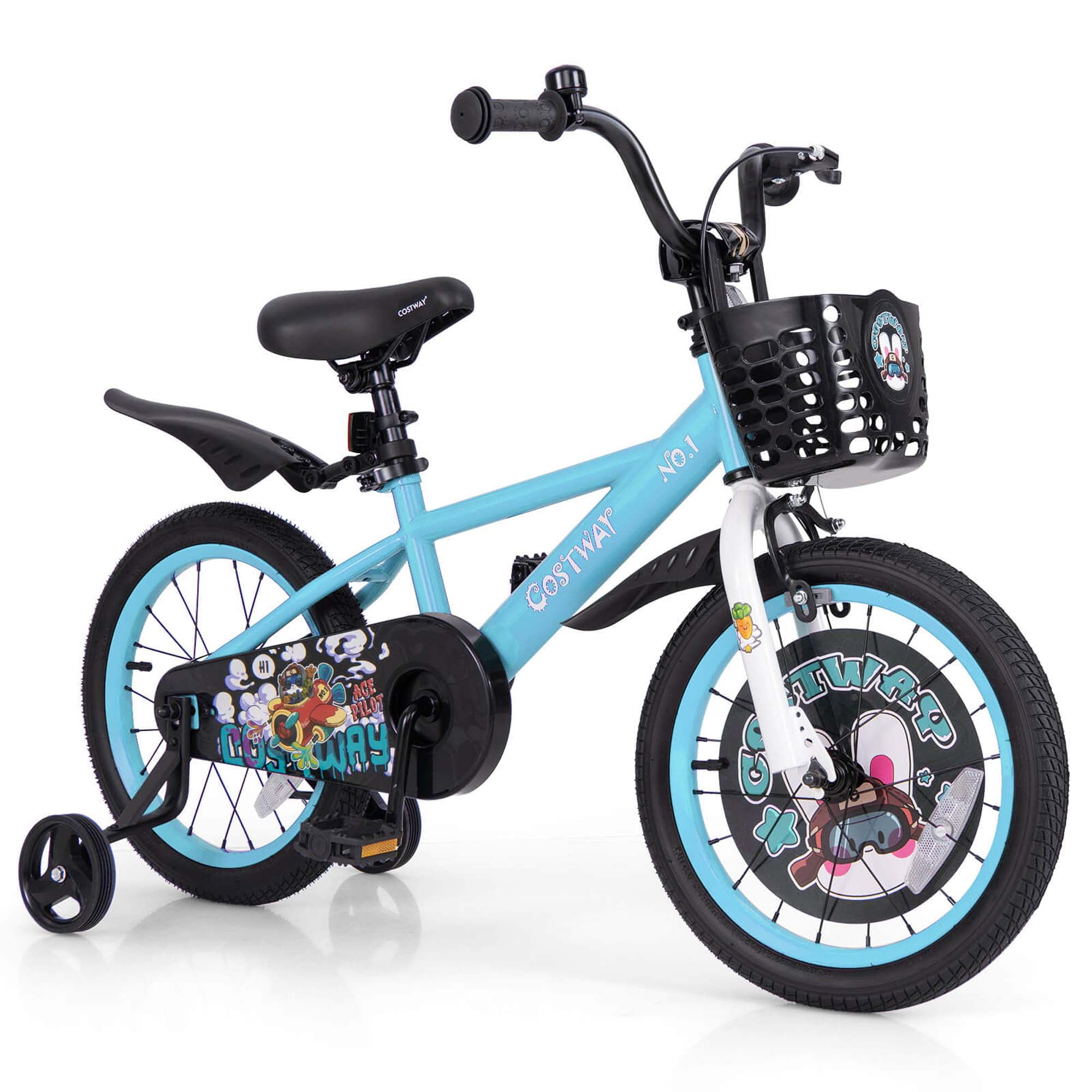 Click here for Costway 16 Kids Bike For 4-7 With Height-Adjustabl... prices