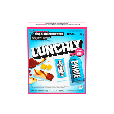 LUNCHLY Healthier Pizza Protein Snack with Prime Hydration and ...